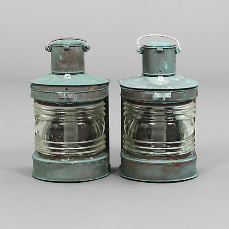 LANTERNOR,2 st, CM Hammar. Samlarföremål - Teknika & Nautika - Auctionet