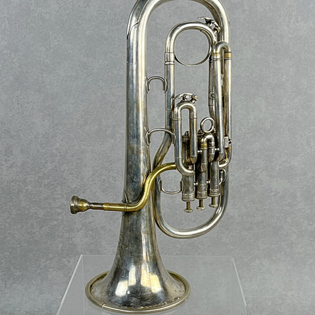 ALTHORN ESS, försilvrad mässing, "Imperial", Made by Boosey and Hawkes ...