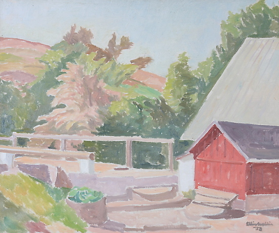 ELLIS WALLIN. oil on canvas. Art - Paintings - Auctionet