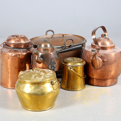 Erä JA MESSINKIESINEET, 6 osaa, mukaan lukien kattilat ja kahvipannut ...