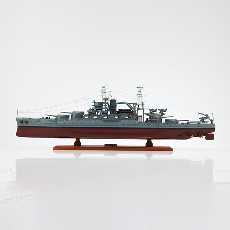 SHIP MODEL, late 20th century, model of the battleship "USS Arizona ...