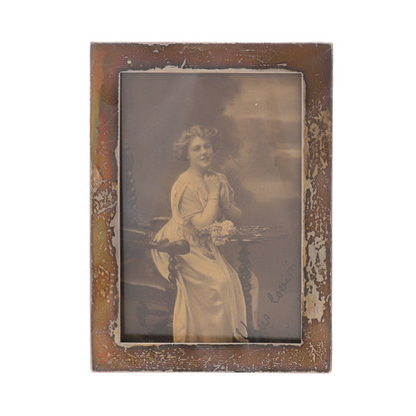 EN GEORGE V SILVER MONTERAD REKTANGULÄR STAFFLI FOTOGRAFI RAM. Silver ...