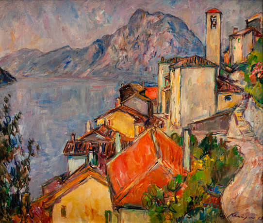 FRITZ MEIJER (1900-1969). en el lago de garda. Arte - Pintura - Auctionet