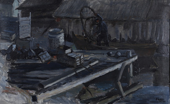 GUSTAF ADOLF FAHLE. oil on canvas, signed and dated -68. Art ...