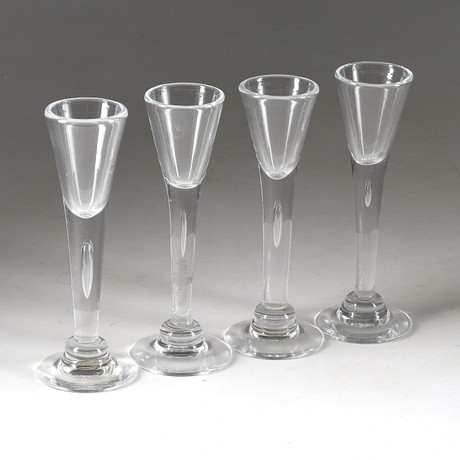 SNAPSGLAS, 4 st, Stockholms Glasbruk. Glas - Bruksglas - Auctionet