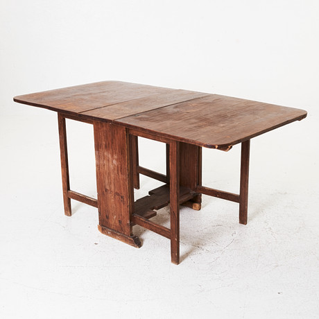 SLAGBOD, solid pine, 19th century, two slanted flaps. Furniture ...