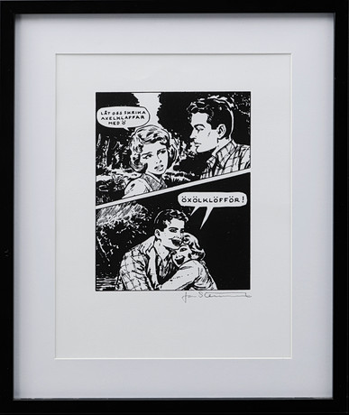 JAN STENMARK. litografi, signerad. Konst - Grafik - Auctionet