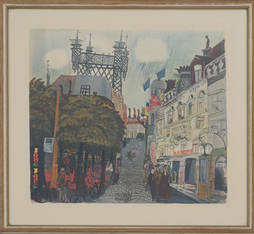 OLLE OLSSON HAGALUND. Efter. grafiskt tryck, signerad i trycket. Konst ...