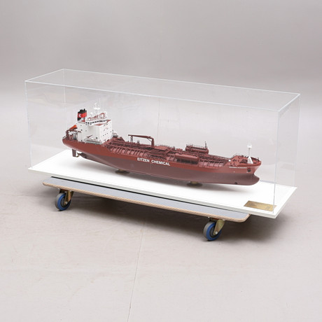 MODEL BOAT IN MANNER, chemical tanker, M/T Sichem Pandora. Collectables ...