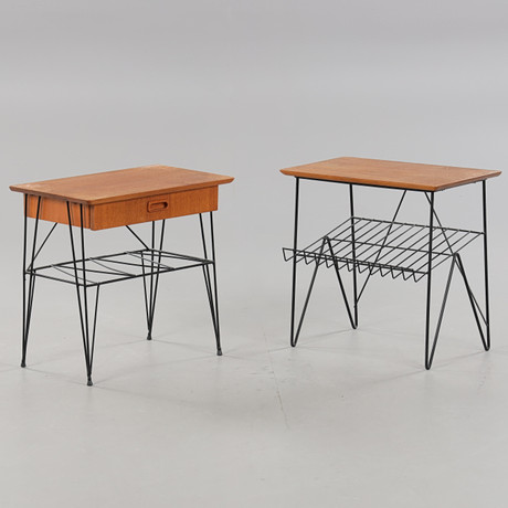 BED TABLE and NEWSPAPER TABLE, string model, 1960s. Furniture - Tables ...