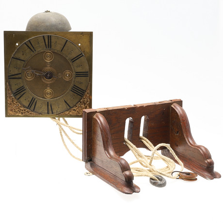 ANDREW SATTER SPELDHURST. A BRASS FACED WALL CLOCK. Clocks & Watches ...