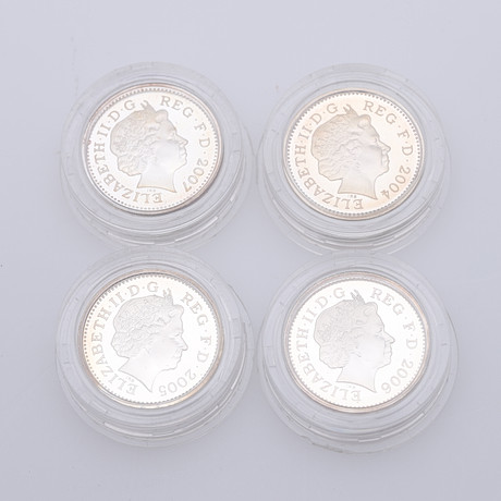 SILVER PROOF ONE POUND COINS: THE FOUR BRIDGES. Coins, Medals & Stamps ...