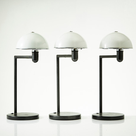 PER SUNDSTEDT. Bordslampor, 3 st, "Bill", Zero, 1900/2000-tal ...