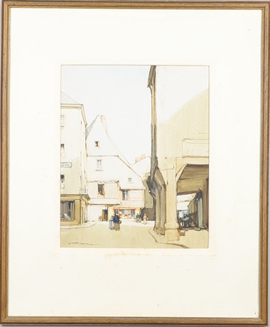HARRY TITTENSOR (1887-1942). RUE DE L'APPORT, DINAN. Art - Drawings ...