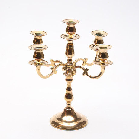 KANDELABER, för 5 ljus, mässing. Belysning & Lampor - Ljusstakar ...