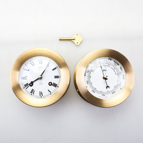 SCHATZ, Wall clock and barometer. Collectables - Technica & Nautica ...