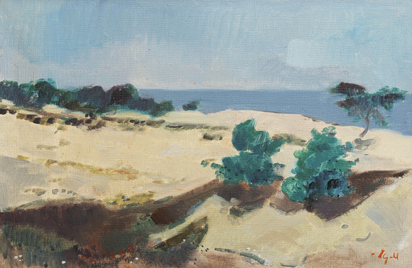 KJELL LEANDER ENGSTRÖM. "THE SANDHAMMER". Art - Paintings - Auctionet