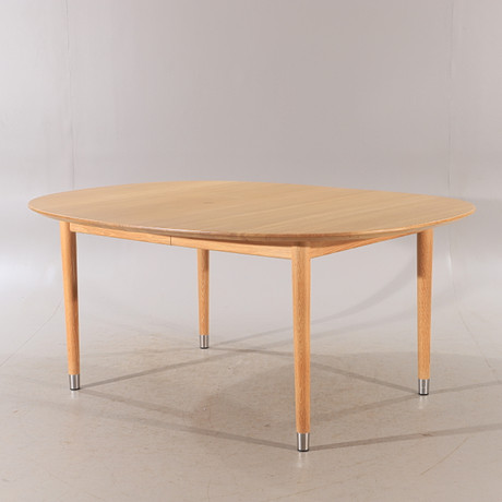 KNUD G. ANDERSEN. Dining room table, 8 parts, "Model 265", oak ...
