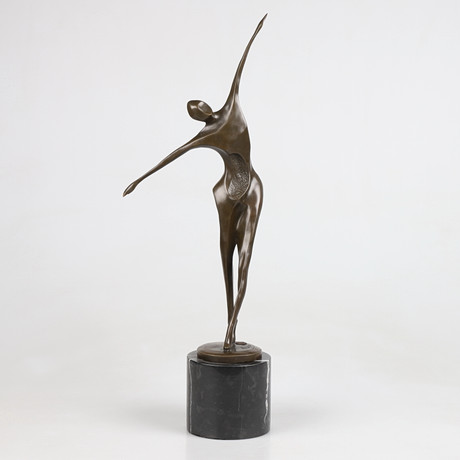 MAX MILO (FÖDD 1938). EFTER. Modell, brons, signerad Milo. Konst ...