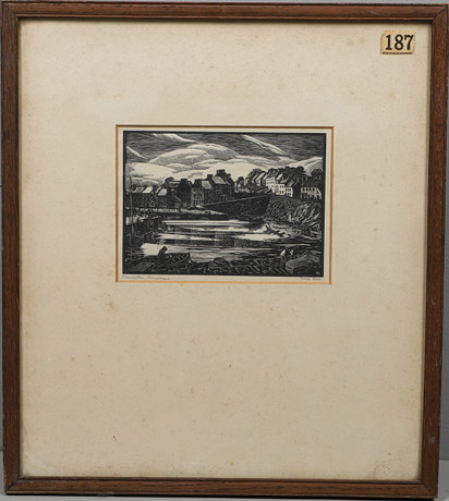 FREDA BONE (1905-1991). RUNDSTEN, CONNEMARA. Konst - Grafik - Auctionet