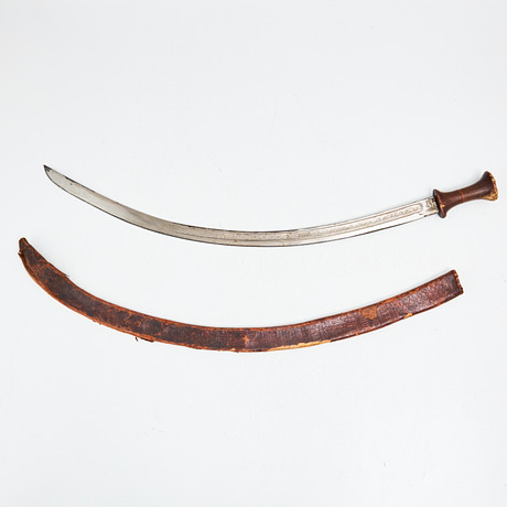 SABER, later part of the 19th century, gurade, Ethiopia, horn roller ...