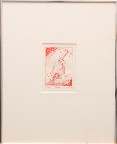 MARCEL GENAY. Color etching, numbered 12/40, signed. Art - Engravings ...