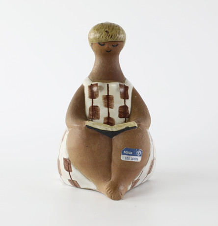 LISA LARSON. The figurine, stoneware, from the ABC girls, "Charlotta ...