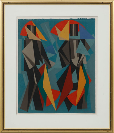 CLAES-GÖRAN KARLSSON. Color lithograph, signed and numbered 127/150 ...