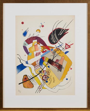 WASSILY KANDINSKY. After. Composition, color lithograph from 1957 ...