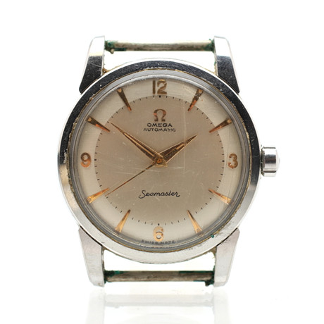 WRIST WATCH, Omega Seamaster, cal 354, hammer automatic, 1950s. Clocks ...