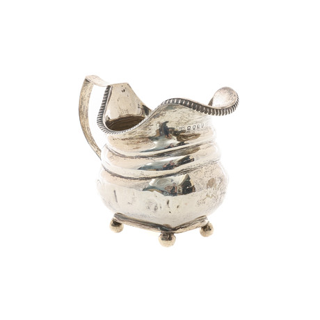 EINE GEORGE III SILBER HELM FORM CREMEKANNE. Silber & Metall - Silber ...