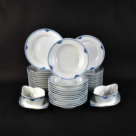 DINING SET, 38 pieces, "Princess", porcelain, Royal Copenhagen, Denmark ...