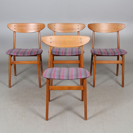 STOLAR, 4 st, "Monaco", teak, IKEA, 1960-tal. Möbler - Fåtöljer ...