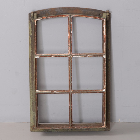 WINDOW ARCH, cast iron with purlin, 19th/20th century. Miscellaneous ...