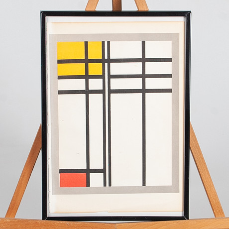 PIET MONDRIAN. After. Color lithograph. Art - Engravings & Prints ...