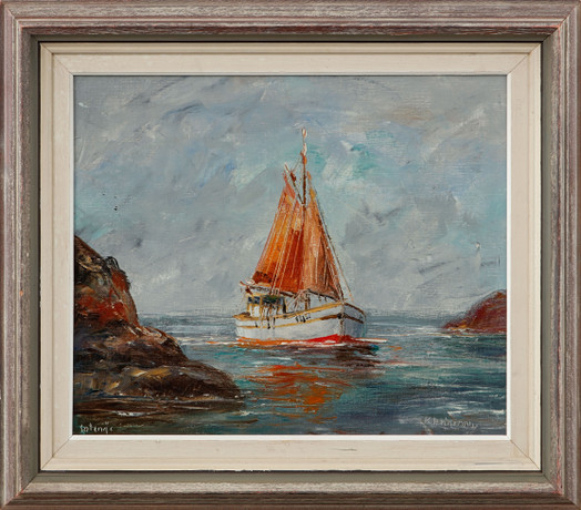 KURT ERIK HEINONEN. Sotenäs, oil on canvas, signed. Art - Paintings ...