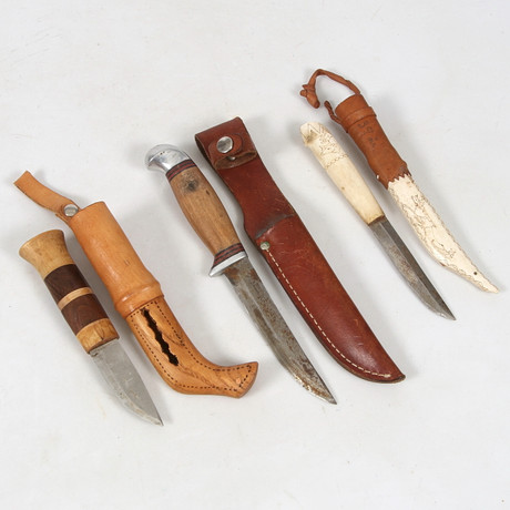 KNIVAR, 3 st, 1900-tal. Övrigt - Övrigt - Auctionet