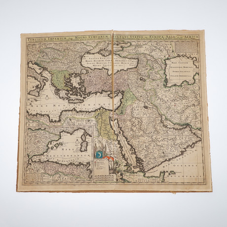 FREDERICK DE WIT. Turcicum Imperium si ve Magni Turcarum Sultani Status ...