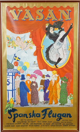 LENNART JIRLOW, affisch, Spanska Flugan, Vasan. Konst - Grafik - Auctionet