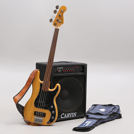 EL BAS with amplifier, Fender precision bass. Collectables - Musical ...