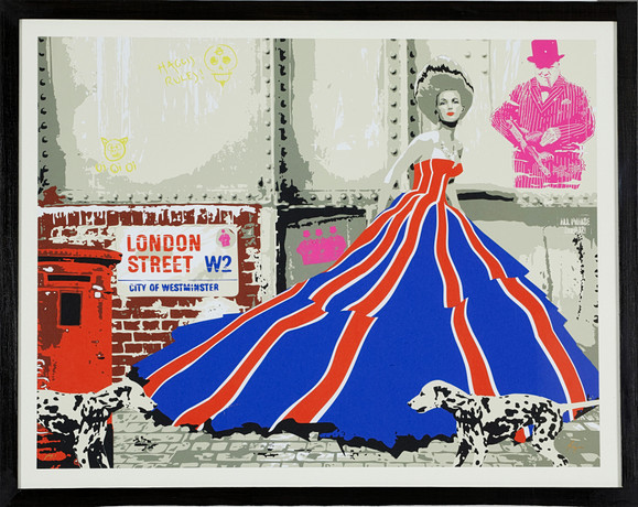 RICHARD RYAN (nacido en 1974). "LONDON STREET", firmada y numerada ...