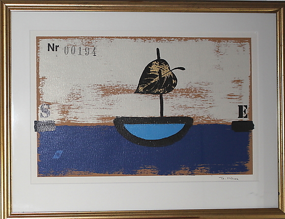 THOMAS MÜLLER. serigrafi, signerad Th Müller. Konst - Grafik - Auctionet