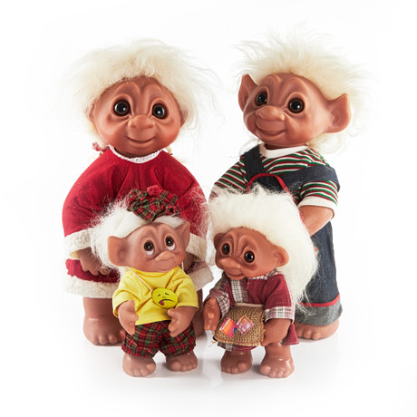 THOMAS DAM, Troll, 4 st, bl a Tomtepar, Danmark. Leksaker - Leksaker ...