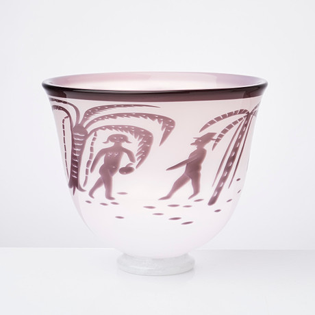 ULF JOHANSSON. BOWL, Sjöhyttan, underneath marked Adam Ewa Unique ...