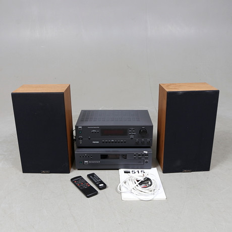 MUSIKANLÄGGNING, NAD AV 713, 515 samt HÖGTALARE, Snell Type K11. Övrigt ...