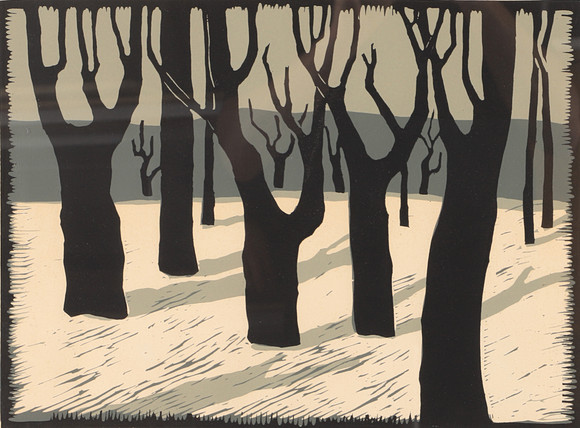 ERIC CEDERBERG. Skog, grafiskt blad, signerad E. Cederberg -70. Konst ...