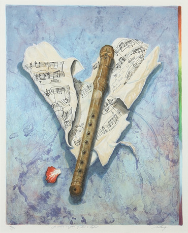 ANTHONY STRÜWER. Composition, color lithograph, numbered 160/290 and ...