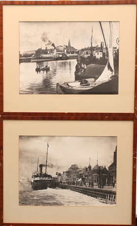 TAVLOR, Fotografi, Gamla Malmö, 2 stycken, 1900-talets första hälft ...