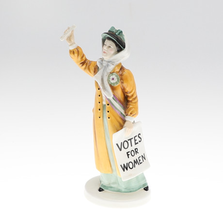 A ROYAL DOULTON SUFFRAGETTE FIGURE. Ceramics & Porcelain - European ...