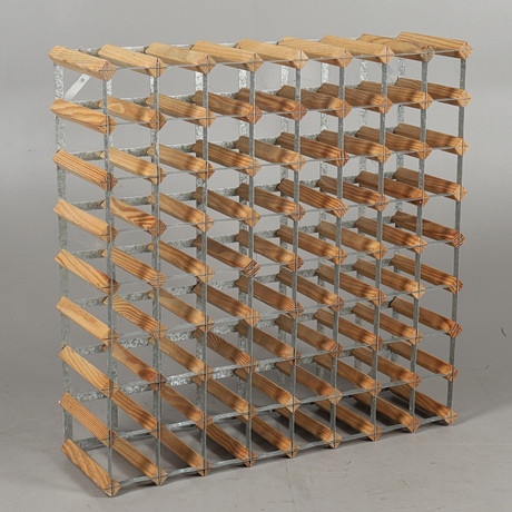 A MODERN 64 BOTTLE WINE RACK. Furniture - Other - Auctionet